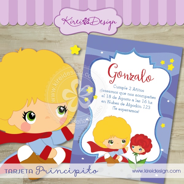 Invitación Principito – KireiDesign